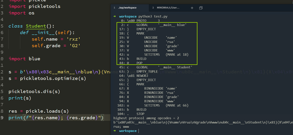 从零开始python反序列化攻击：pickle原理解析 & 不用reduce的RCE姿势 - 知乎