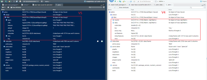 V5版Seurat对象内部结构 - 知乎
