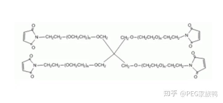 4-arm PEG Maleimide，4-臂-PEG-马来酰亚胺可交联成PEG水凝胶 - 知乎