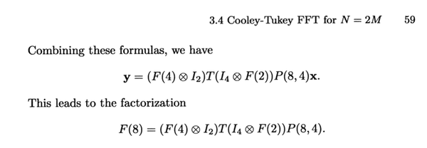 [搬运] Cooley-Tukey FFT算法 （Tensor Product 描述) - 知乎