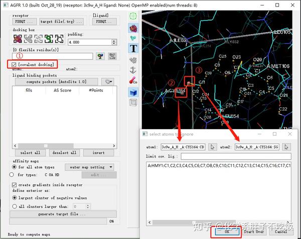 【保姆级】ADFR共价对接 (Covalent Docking) 教程 - 知乎