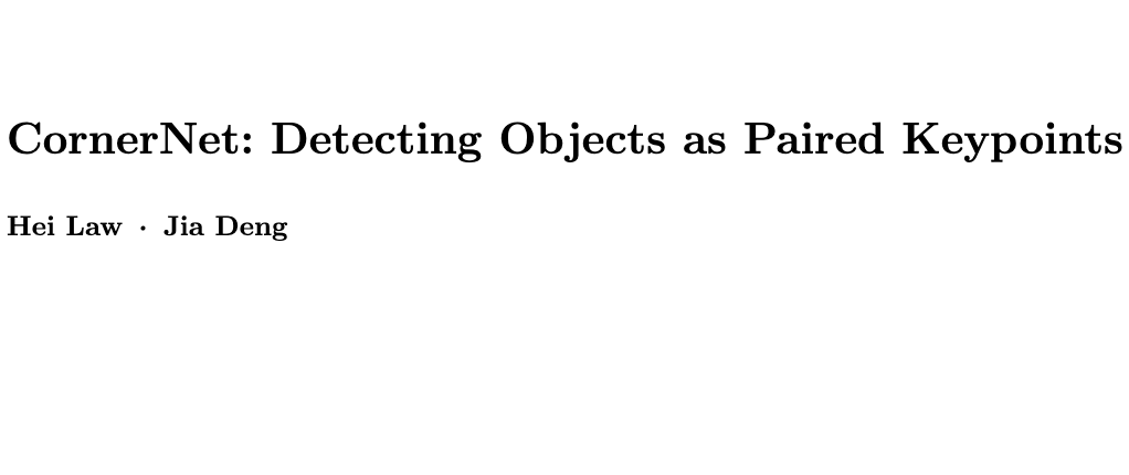 CornerNet：经典keypoint-based方法，通过定位角点进行目标检测 | ECCV18 - 知乎