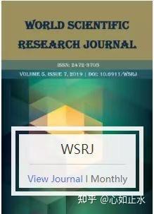 《World Scientific Research Journal》 - 知乎