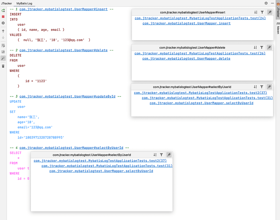 JTracker IDEA 中最好的 MyBatis 日志格式化插件 - 知乎