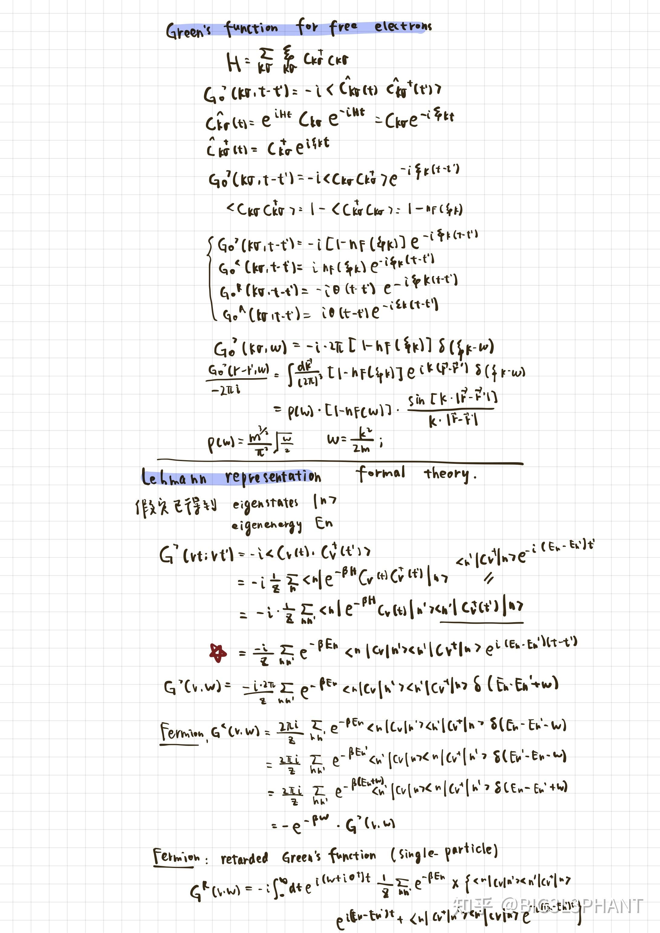 Real time Green’s Function - 知乎