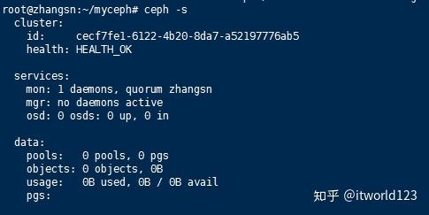 单机版Ceph环境部署，Linux平台 - 知乎