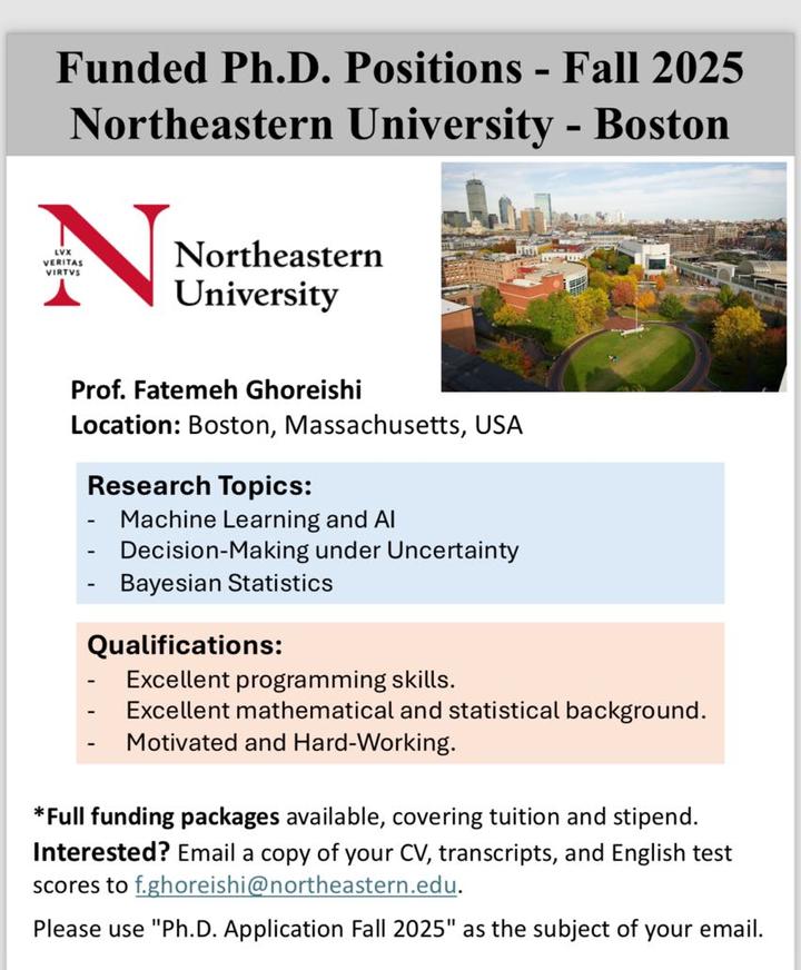 25 fall PHD 全奖机会 - 知乎