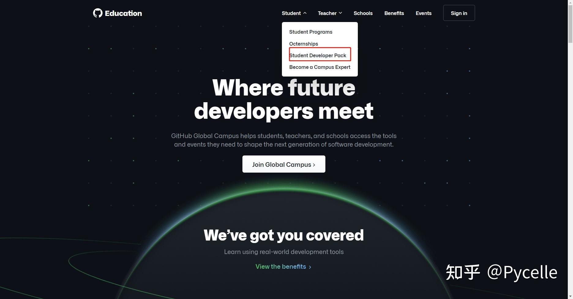 百分百成功申请通过Github教育学生认证，获得Pro资格、Copilot免费使用等福利。 - 知乎