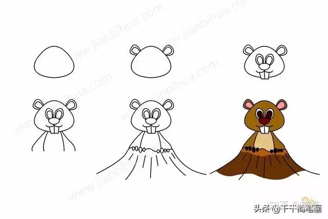 100多种超萌漫简笔小动物头像画法，值得收藏临摹！ - 知乎