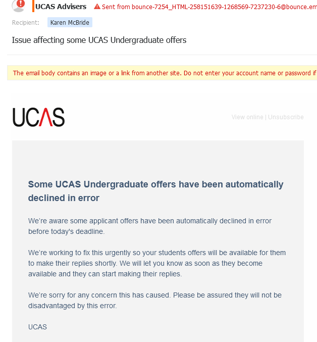 英国大学申请| UCAS系统闹乌龙，众多学生offer被自动拒绝！ - 知乎