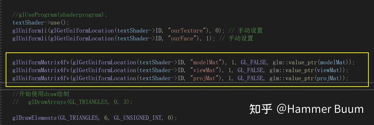 17>>opengl,,学习，引入坐标空间的概念让笑脸箱子向后仰视55度 - 知乎