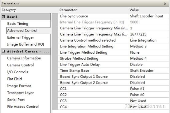 线扫相机DALSA-Advanced Control(输出设置) - 知乎