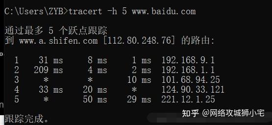 tracert原理和使用方法 - 知乎