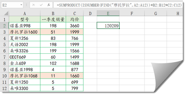 SUMPRODUCT函数的7个典型用法 - 知乎