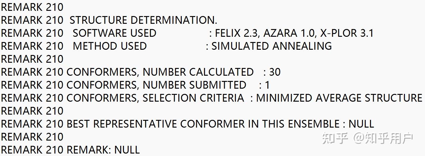 蛋白质PDB文件解读 - 知乎