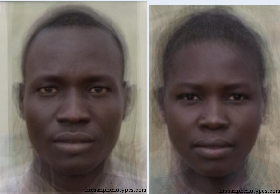 人类的摇篮：撒哈拉以南非洲居民的平均脸 - 知乎