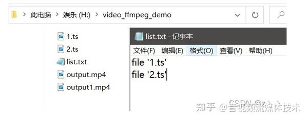 ffmpeg视频剪切与拼接 - 知乎