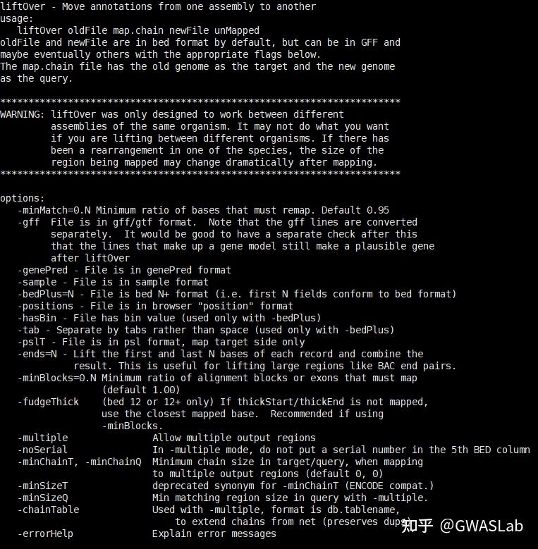 LiftOver 基因组坐标变换 与 01坐标系统 - 知乎