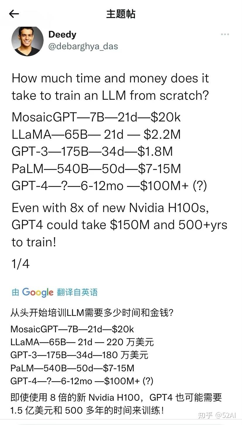 大模型训练费用怎么计算 知乎