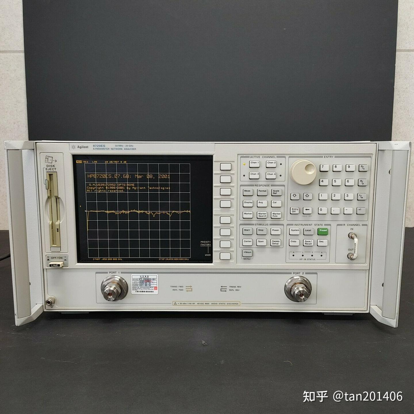 安捷伦Agilent8720ES网络分析仪HP8720ES - 知乎