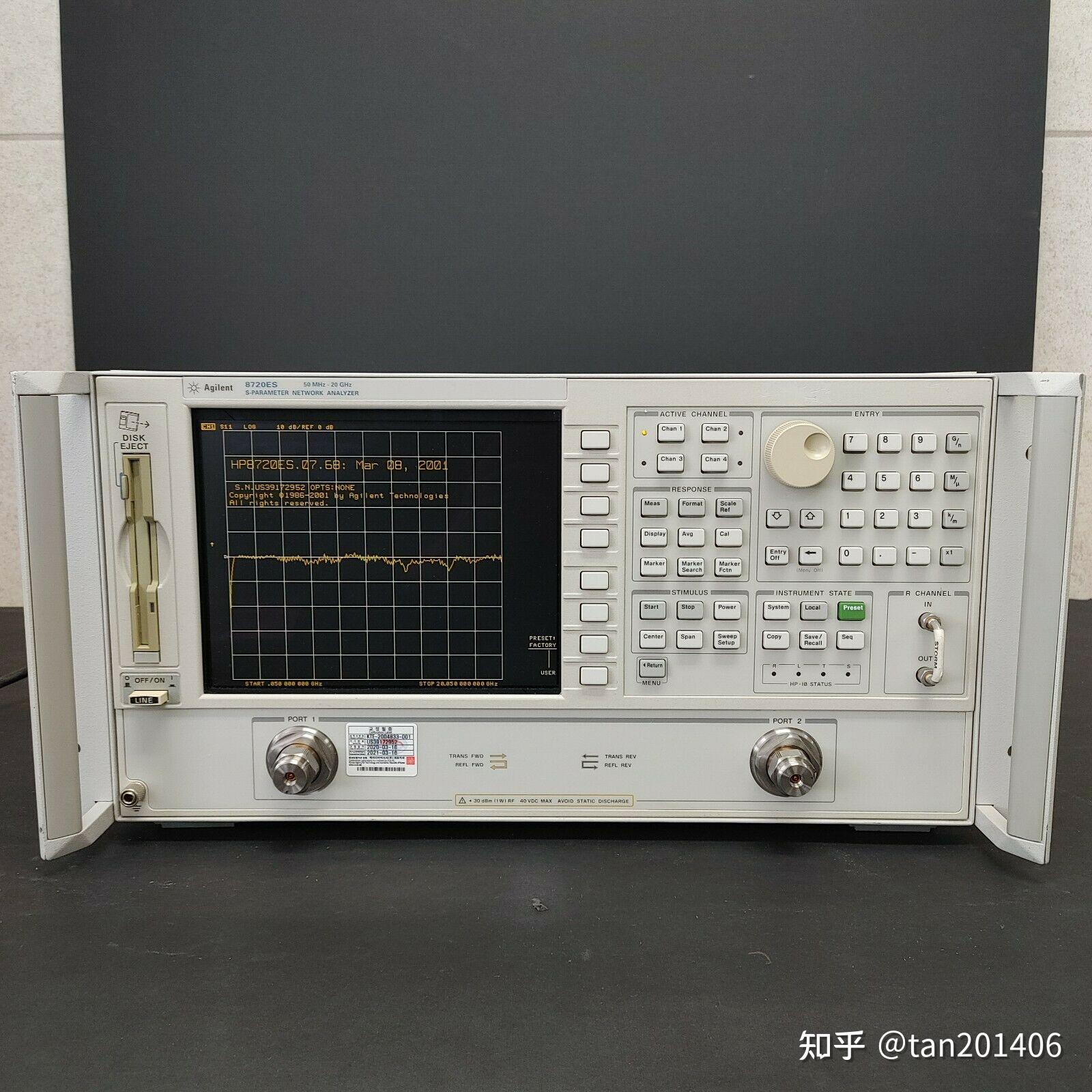 安捷伦Agilent8720ES网络分析仪HP8720ES - 知乎