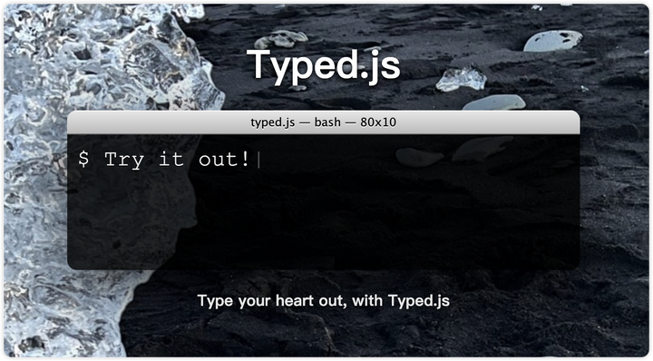 如何用 Typed.js 制作炫酷的打字效果？ - 知乎
