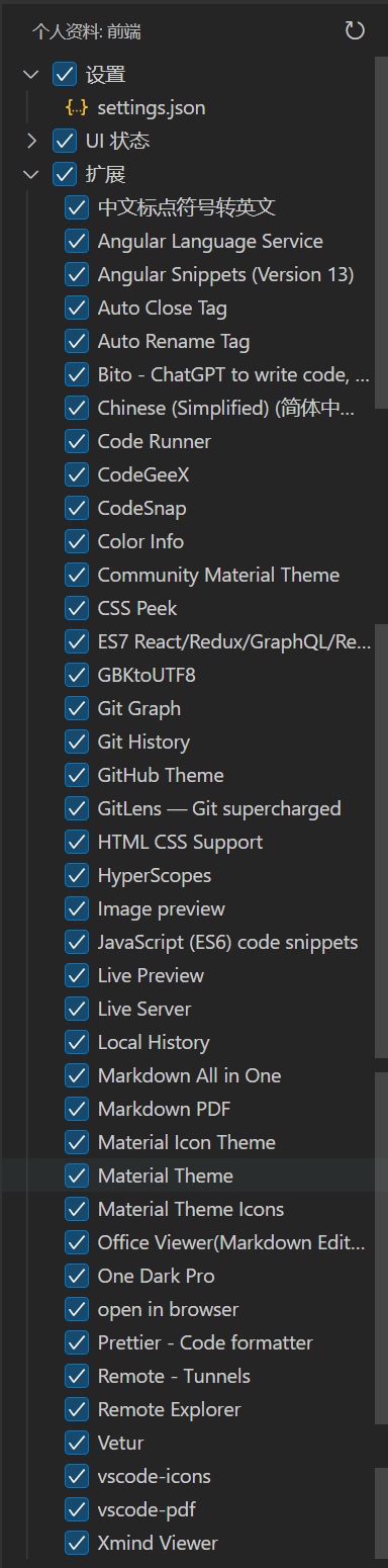 VSCode配置（Profile）分享 - 知乎