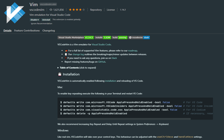在VSCode中使用Vim的正确方式 - 知乎