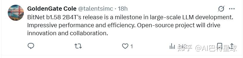 微软开源DeepSeek级BitNet 2B模型：速度翻倍，内存仅为Qwen 1/6 - 知乎