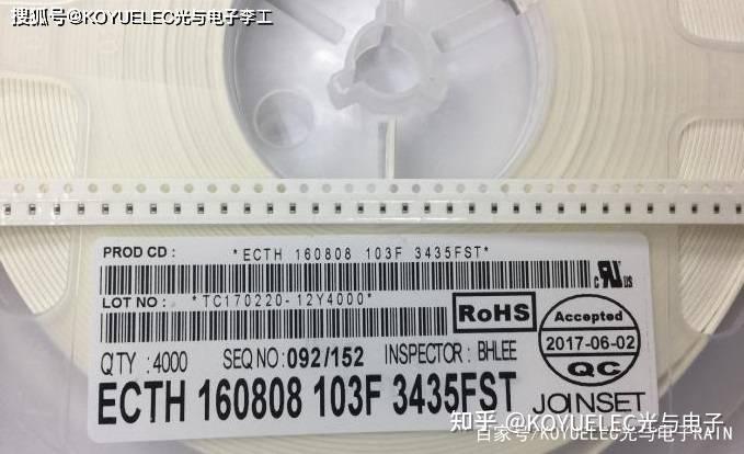 韩国JOINSET卓英社一级代理NTC热敏电阻ECTH160808103F3435FST - 知乎