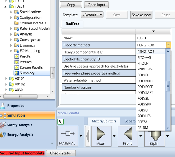 Aspen Plus全流程不同工段（模块）可以选择不同的物性方法 - 知乎