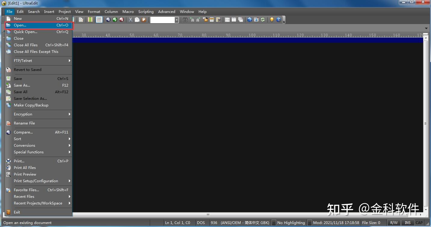 Ultraedit使用教程 - 知乎