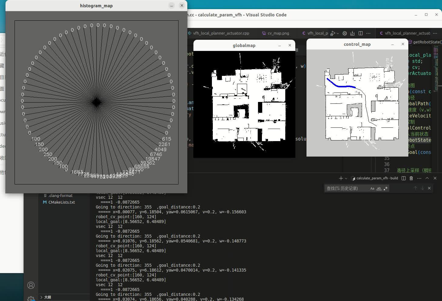 VFH（Vector Field Histogram）局部路径规划算法详解及代码实现 - 知乎