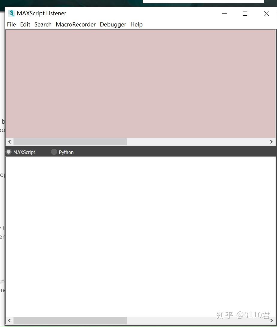 MAXScript 实用程序面板 - 知乎