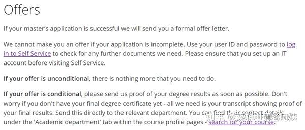 老阿姨干货 | 英国高校换取uncon offer 全攻略 - 知乎