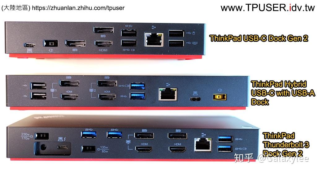 [简体字版]ThinkPad的三款USB-C Dock与USB-C Travel Hub实测心得 - 知乎