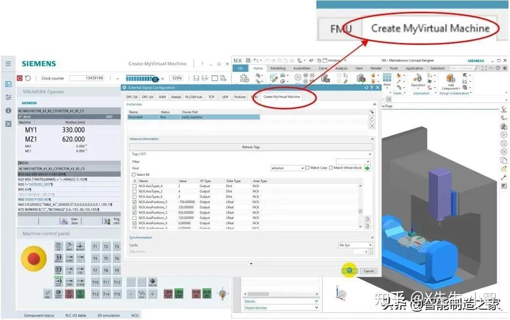 TIA+MCD+SIMIT+CMVM:西门子机床行业仿真与虚拟调试解决方案 - 知乎
