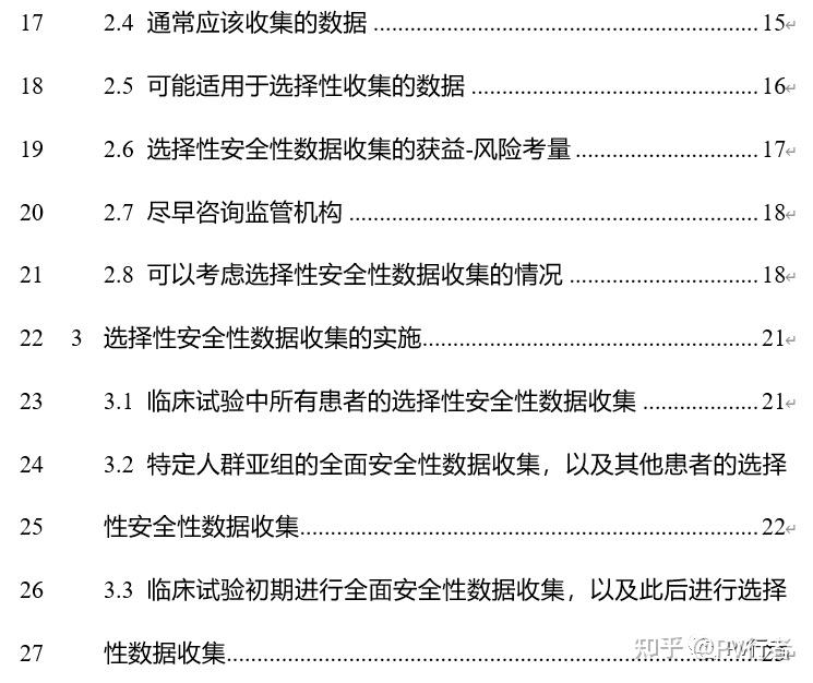 ICH E19--在特定的上市前后期或上市后临床试验中选择性收集安全性数据 - 知乎