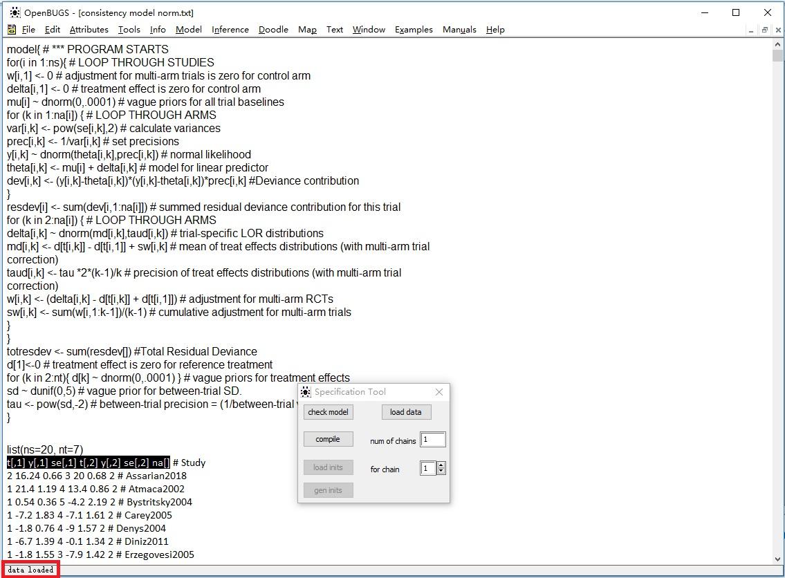 使用OpenBUGS对连续性变量进行贝叶斯网状meta分析 - 知乎