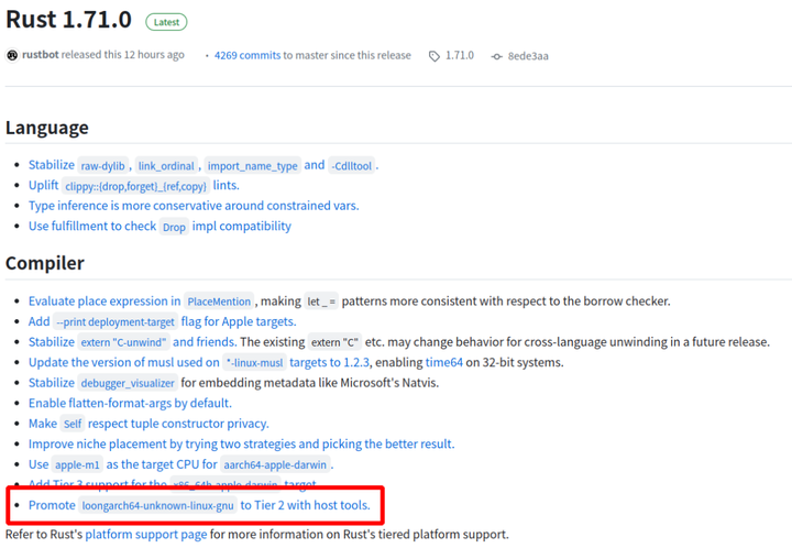 Rust 原生支持龙架构 (LoongArch) 指令集 - 知乎