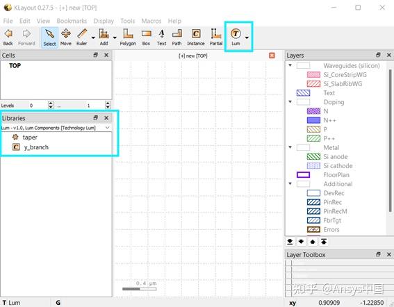 如何将KLayout Cell动态导入Lumerical Multiphysics？ - 知乎