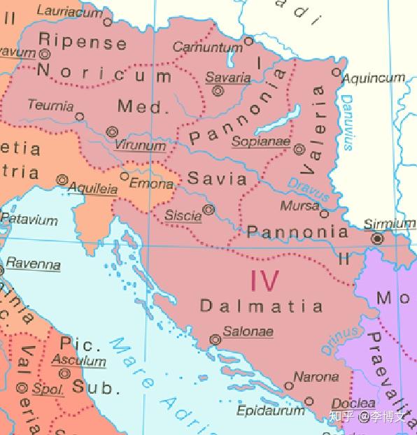 关于一张公元395年的罗马帝国行政区划图的翻译及资料整理 - 知乎