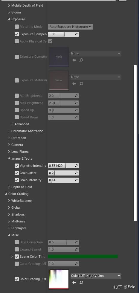 UE4 Night Vision + Thermal + XRay 效果 - 知乎