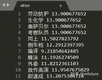 使用python的jieba库中的TF-IDF算法进行关键词提取 - 知乎