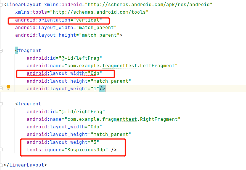 关于安卓android:layout_width="0dp"报错，提示增加tools:ignore="Suspicious0dp" - 知乎