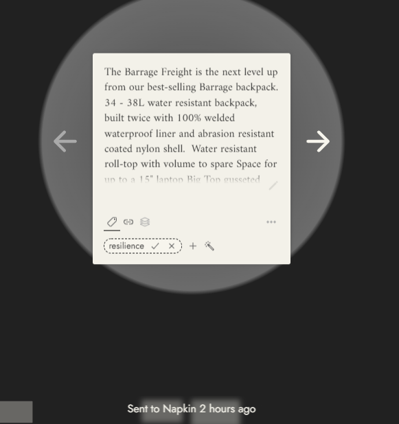 效率工具系列：终于试用了近期被有些人捧上天的 Napkin， 碎片信息收集&智能整理 App - 知乎