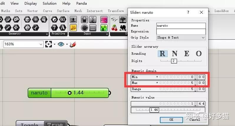 【GHPython】设置Number Slider 电池的最大、最小值 - 知乎