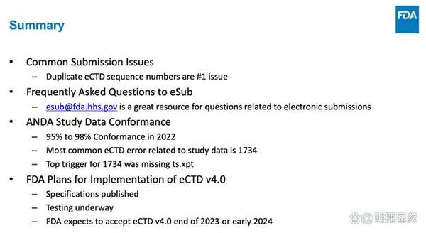 FDA：上市申请时eCTD递交常见问题和eCTD v4.0版实施计划 - 知乎