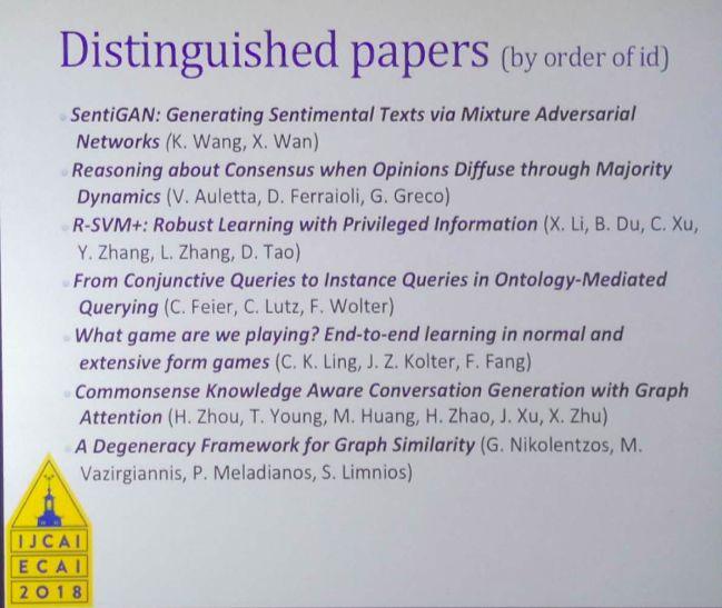 IJCAI最佳论文重磅出炉！中国人论文占46%，华人一作超半 - 知乎