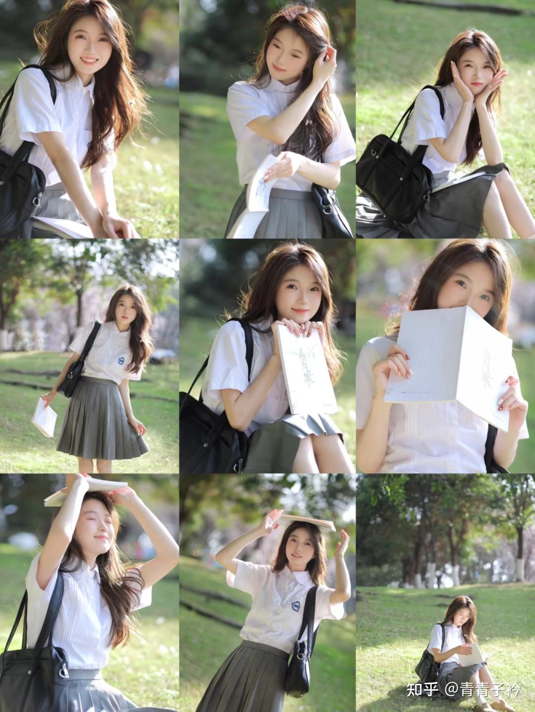 毕业季JK写真，9个姿势拍出青春少女感，拒绝镜头尴尬 - 知乎
